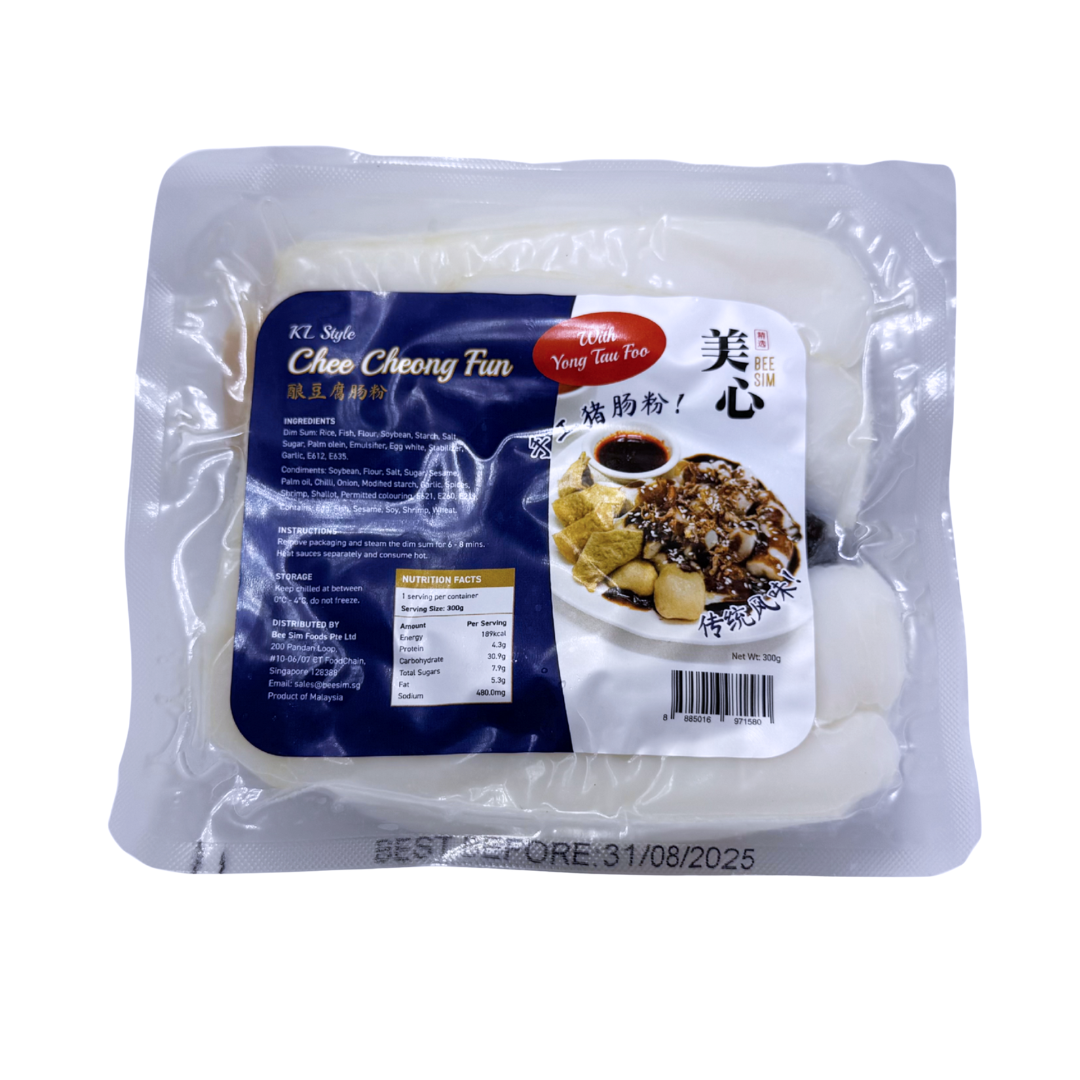 Chee Cheong Fun (with Yong Tau Foo) | 酿⾖腐肠粉 – Bee Sim SG